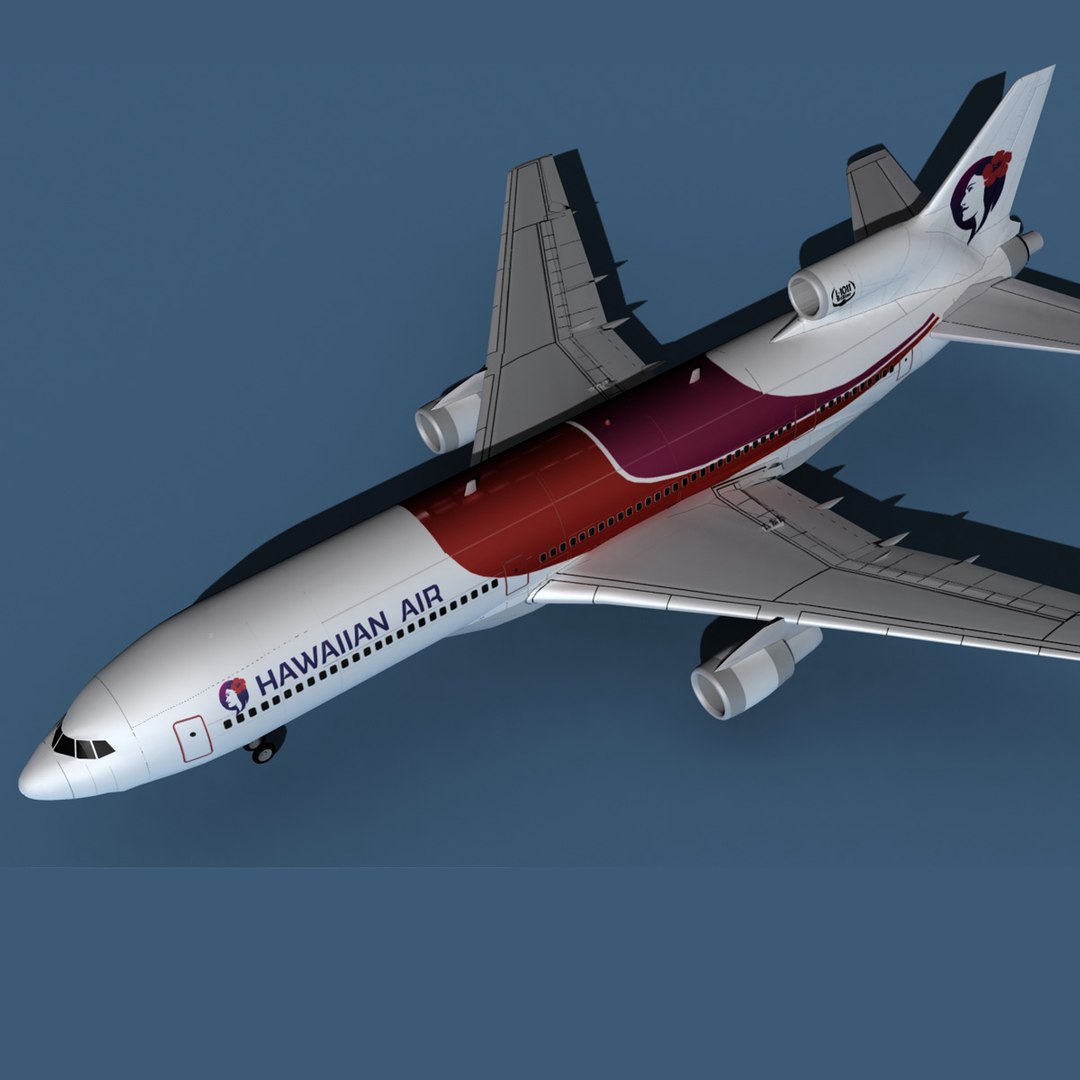 Lockheed L-1011-50 Hawaiian Air 3D - TurboSquid 1921620