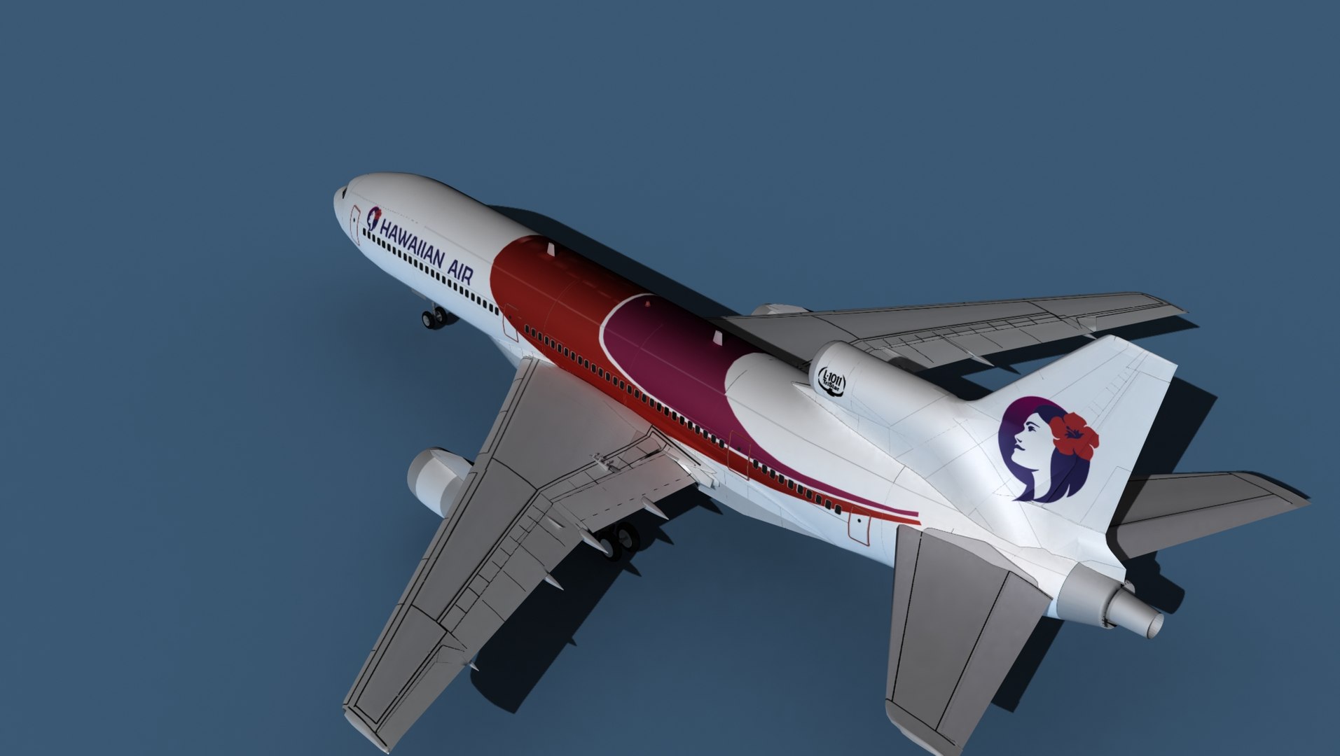 Lockheed L-1011-50 Hawaiian Air 3D - TurboSquid 1921620