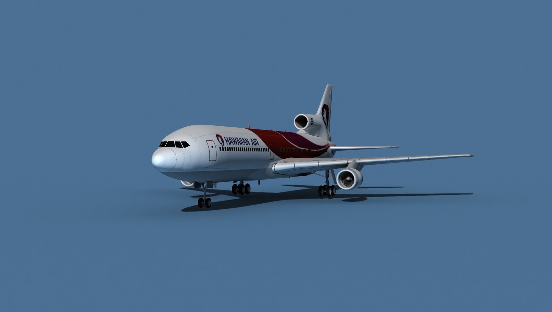 Lockheed L-1011-50 Hawaiian Air 3D - TurboSquid 1921620