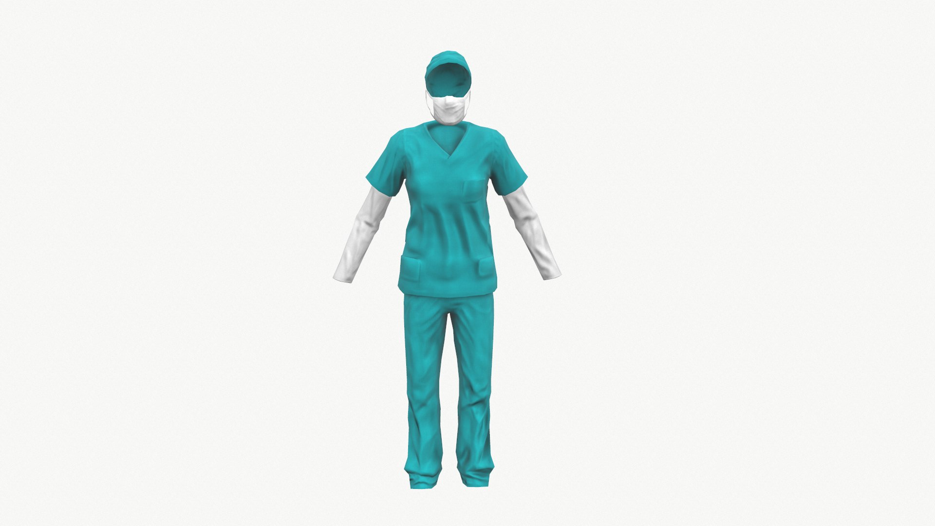 Surgeon Dress 3D - TurboSquid 1358505