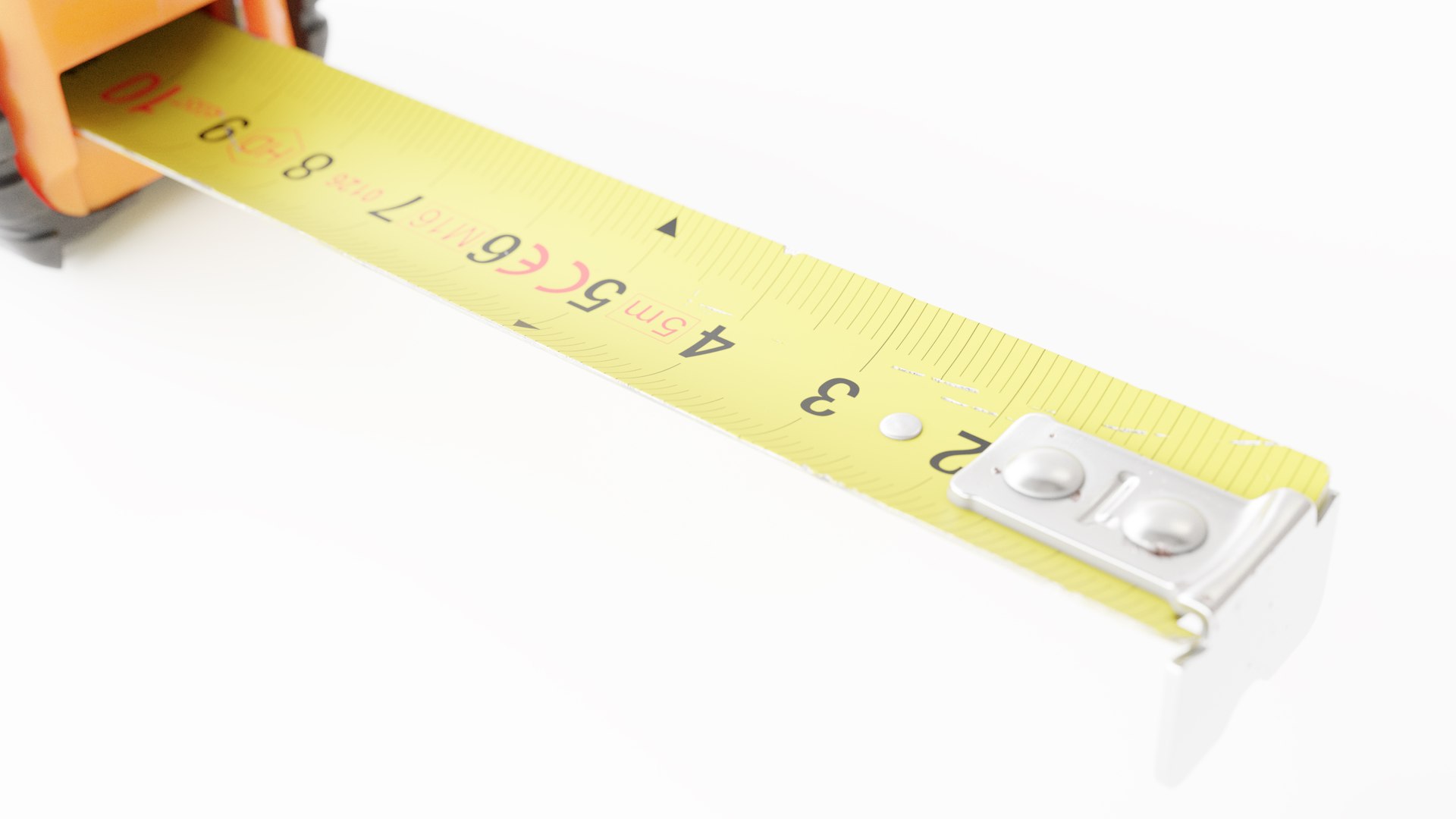 3D Metal retractable measuring tape model - TurboSquid 1945665
