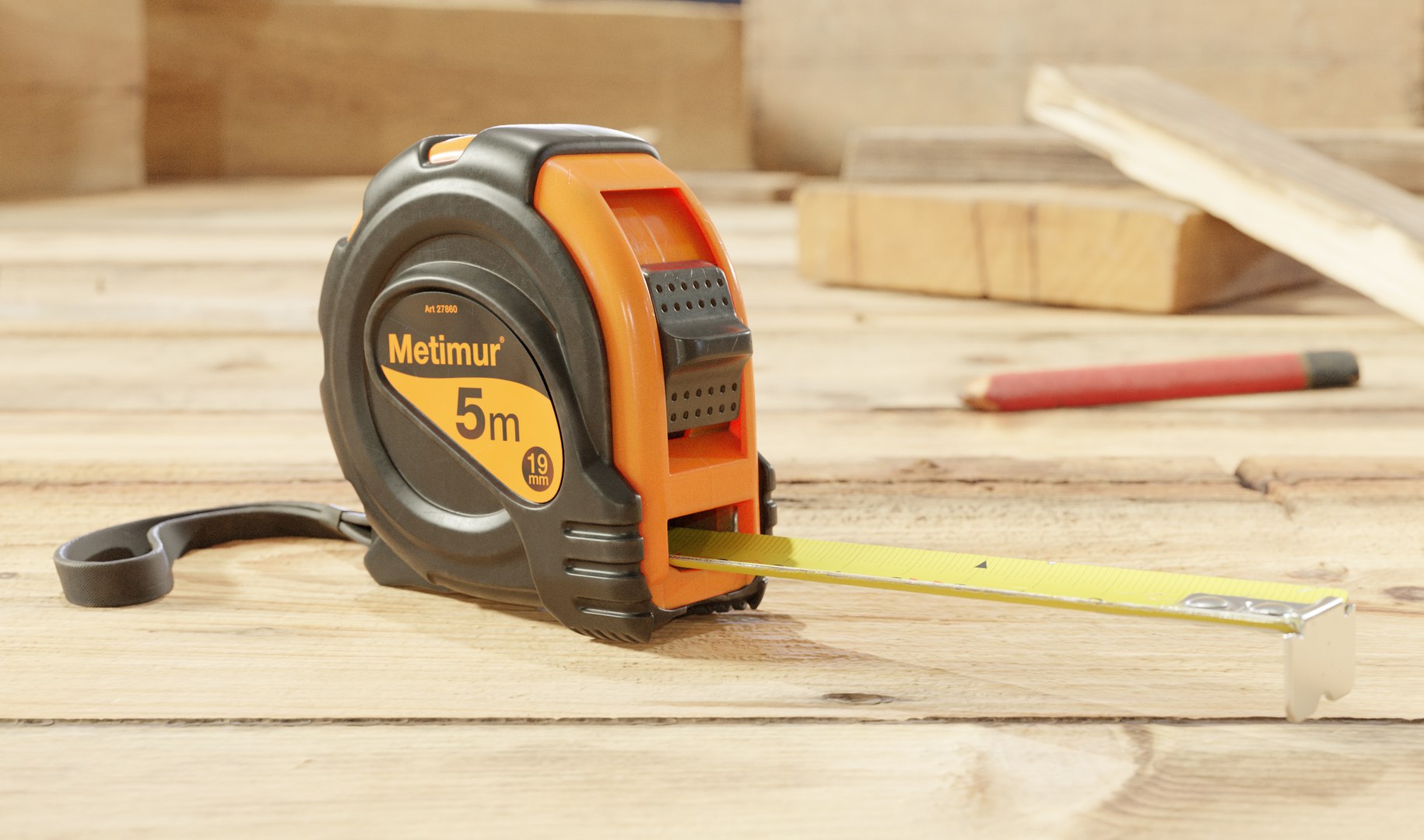 3D Metal retractable measuring tape model - TurboSquid 1945665