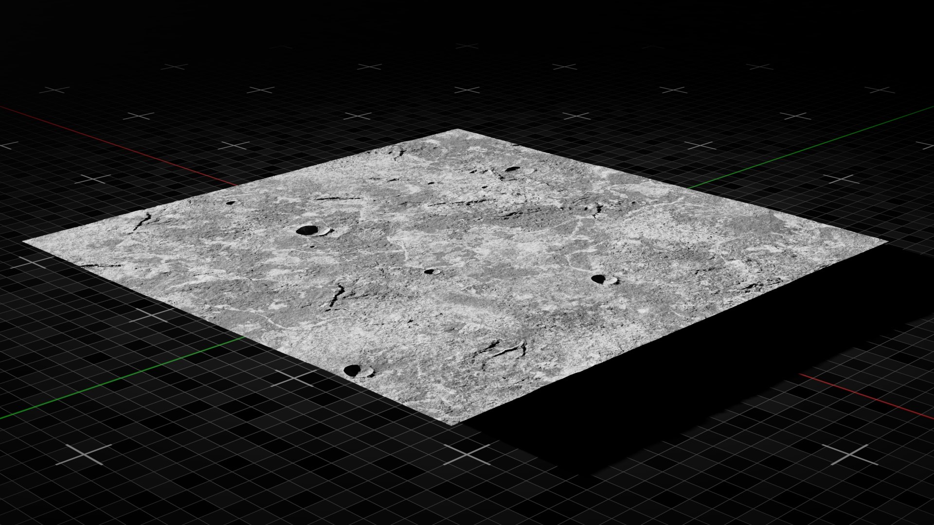 3D Moon Terrain Flat 3 - TurboSquid 2169728