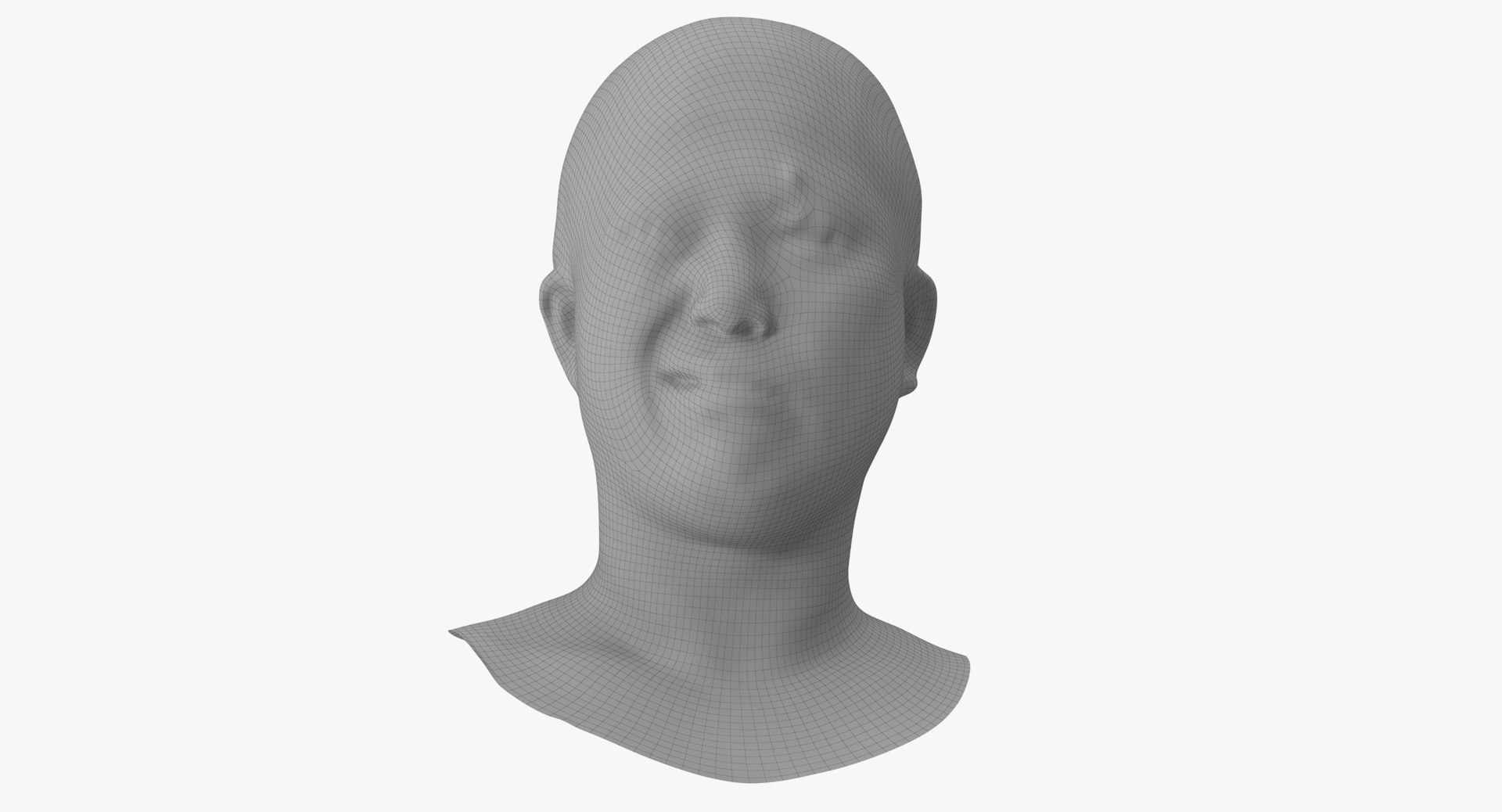 3D Mei Human Head Wink AU46 Clean Scan - TurboSquid 1748734
