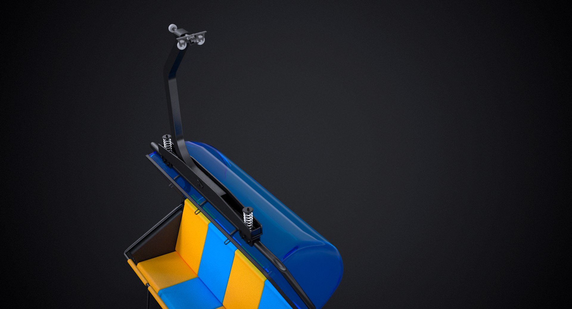 3D Generic Chairlift Seat Model - TurboSquid 1334639