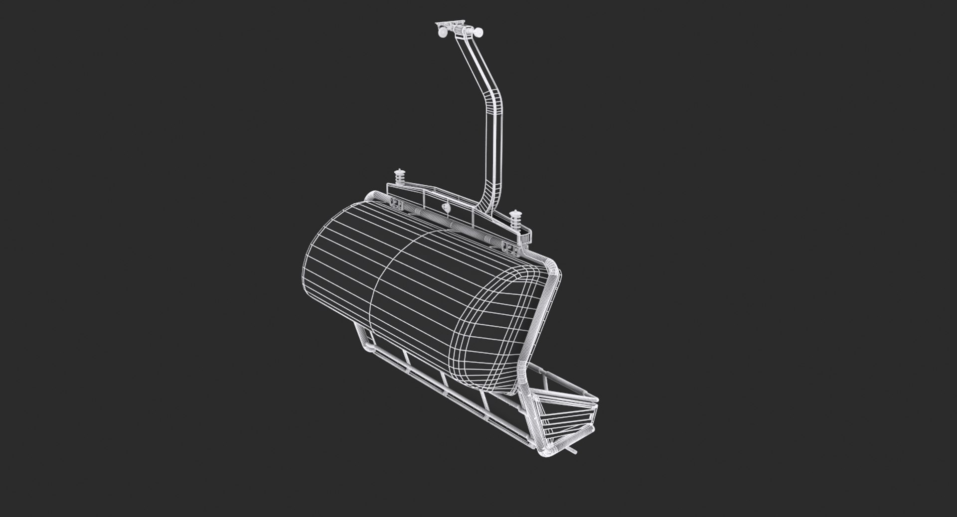 3D Generic Chairlift Seat Model - TurboSquid 1334639