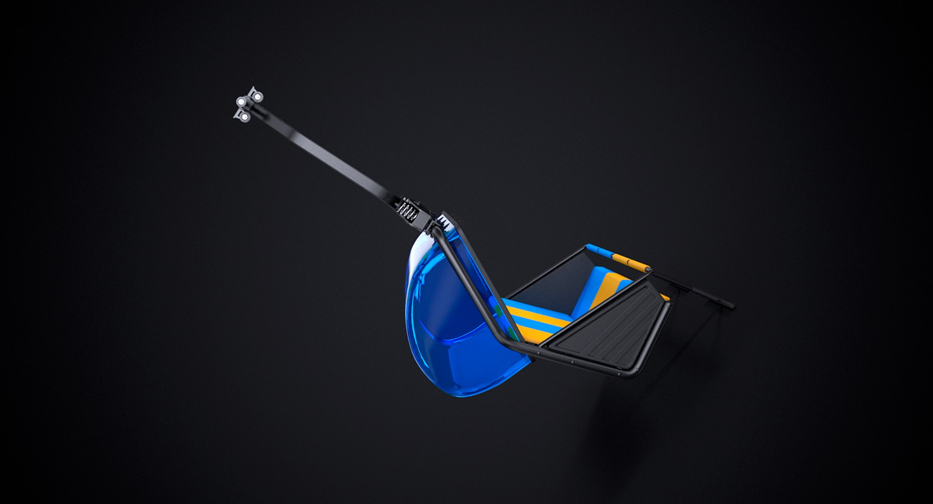 3D Generic Chairlift Seat Model - TurboSquid 1334639