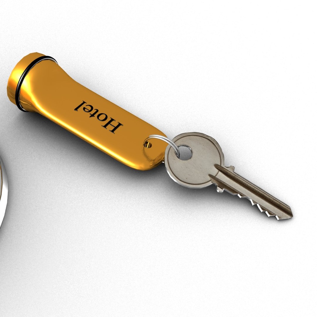 Hotel bell key 3D model - TurboSquid 1443093
