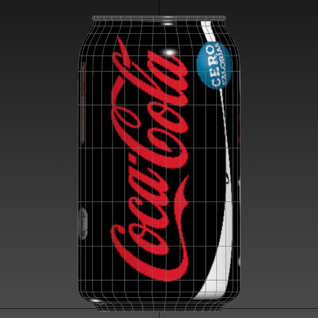 3d Model Coca Cola Light