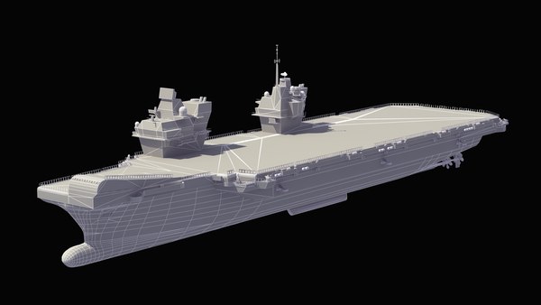 modelo 3d Portaaviones Royal Navy CVF R09 - TurboSquid 1553813