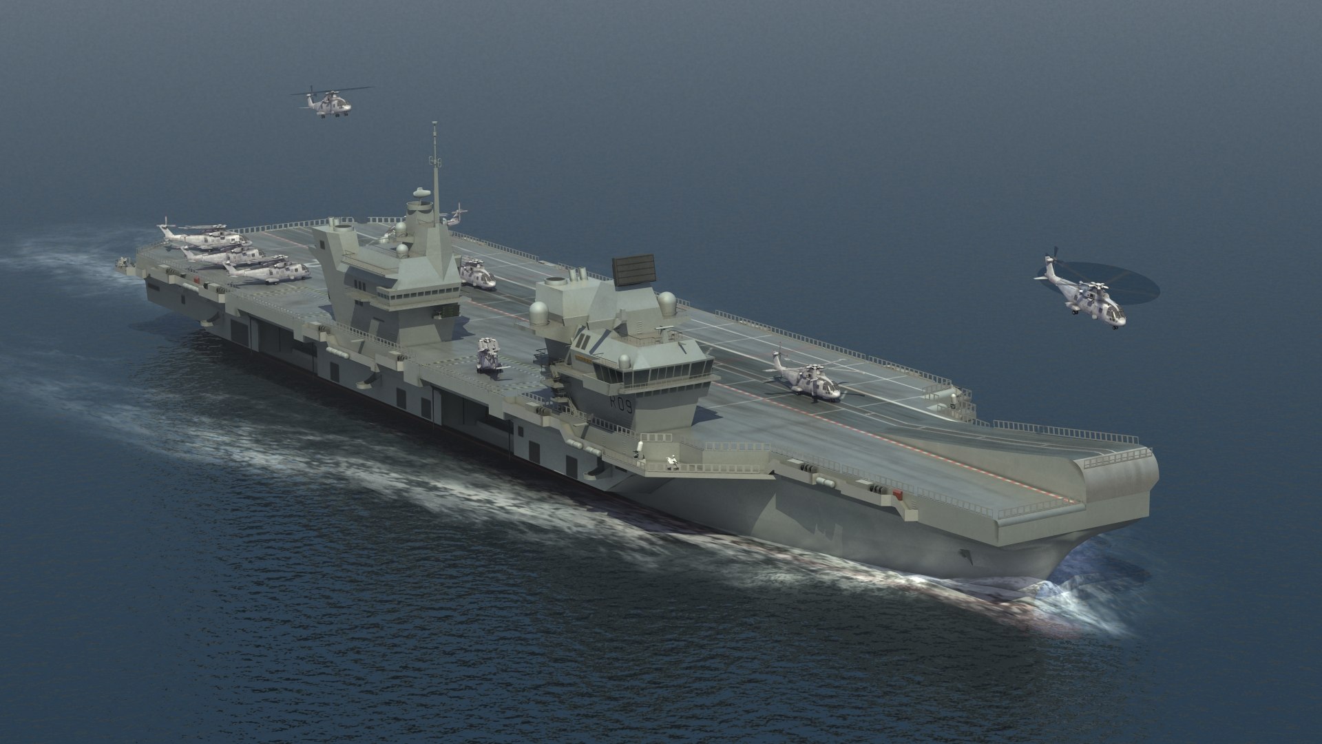 Royal navy cvf aircraft carrier 3D - TurboSquid 1553813