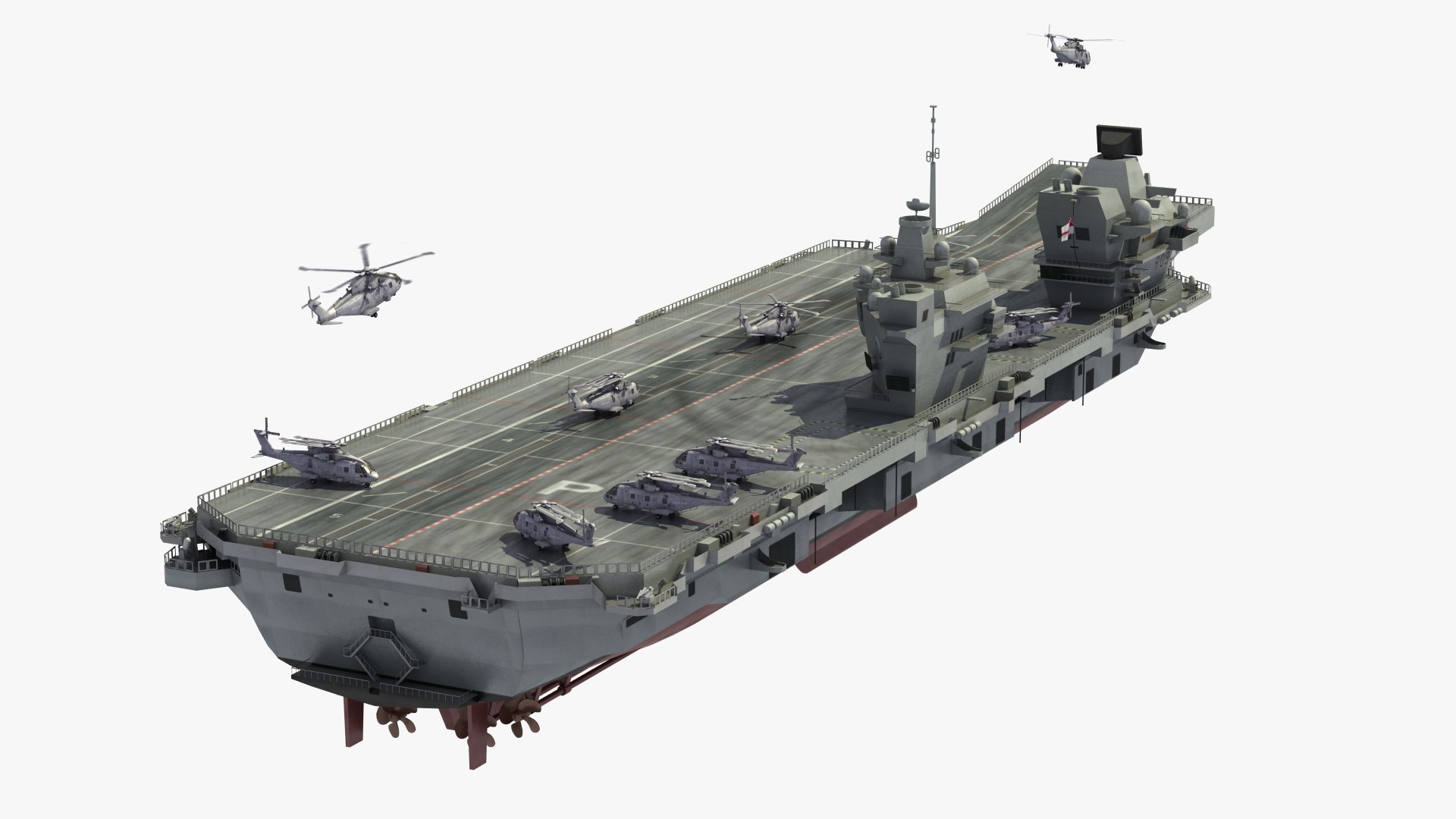 Royal navy cvf aircraft carrier 3D - TurboSquid 1553813