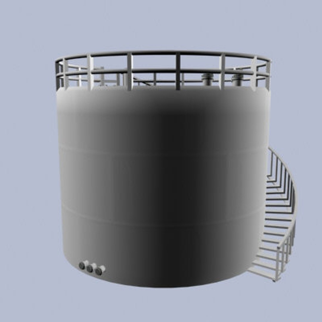 gas tanker 3d dxf