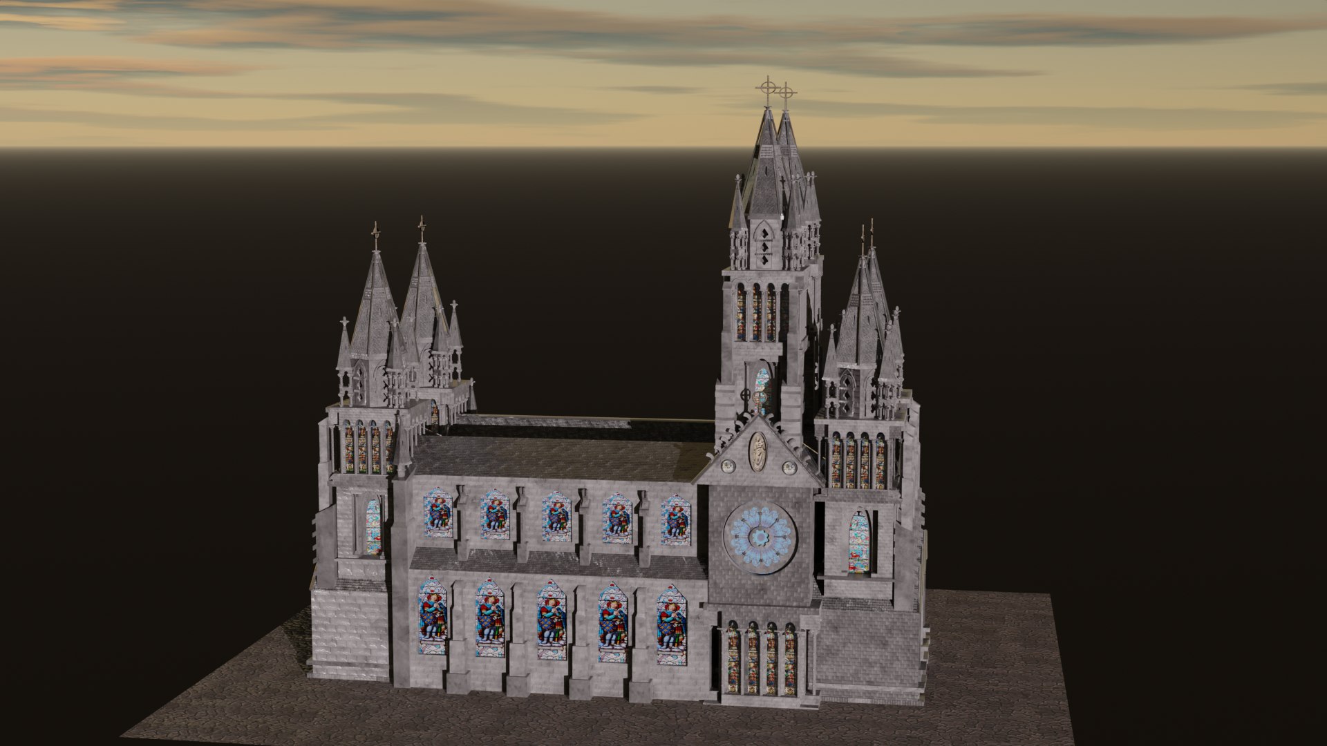 Gothic Architecture Old 3D Model - TurboSquid 2013028