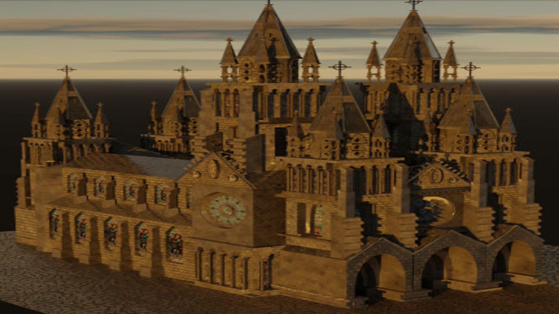 Gothic Architecture Old 3D Model - TurboSquid 2013028