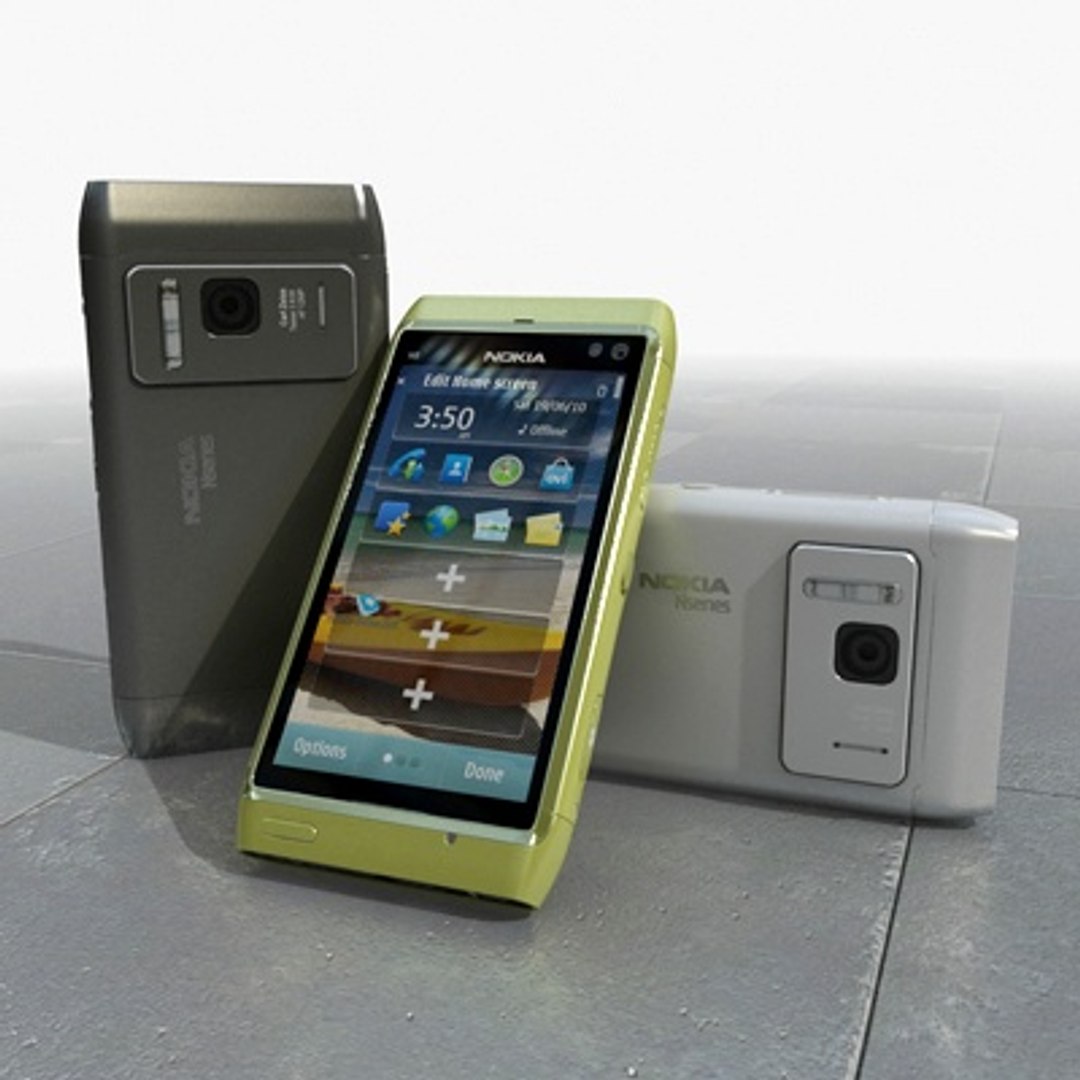3d model nokia n8 color