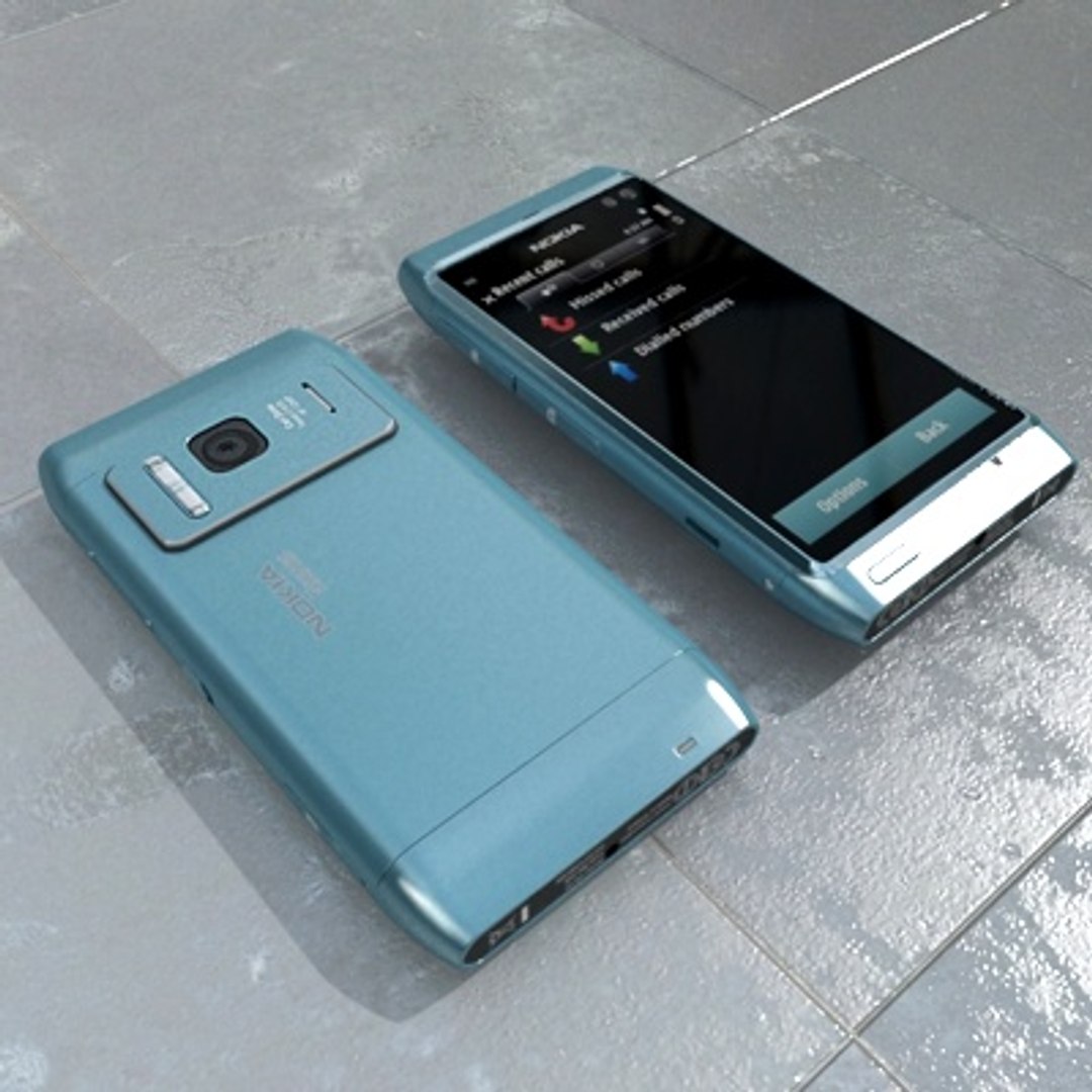 3d model nokia n8 color