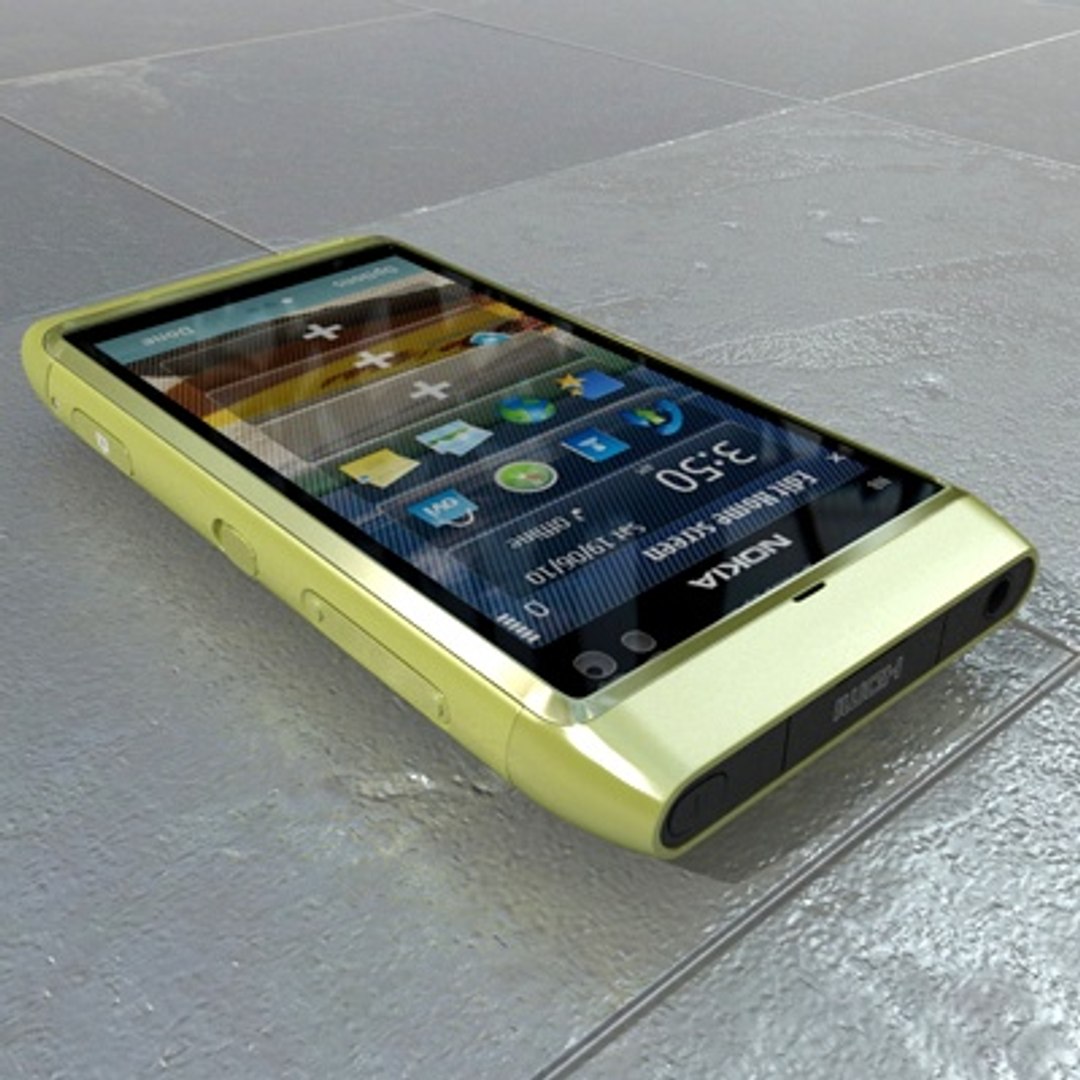 3d model nokia n8 color