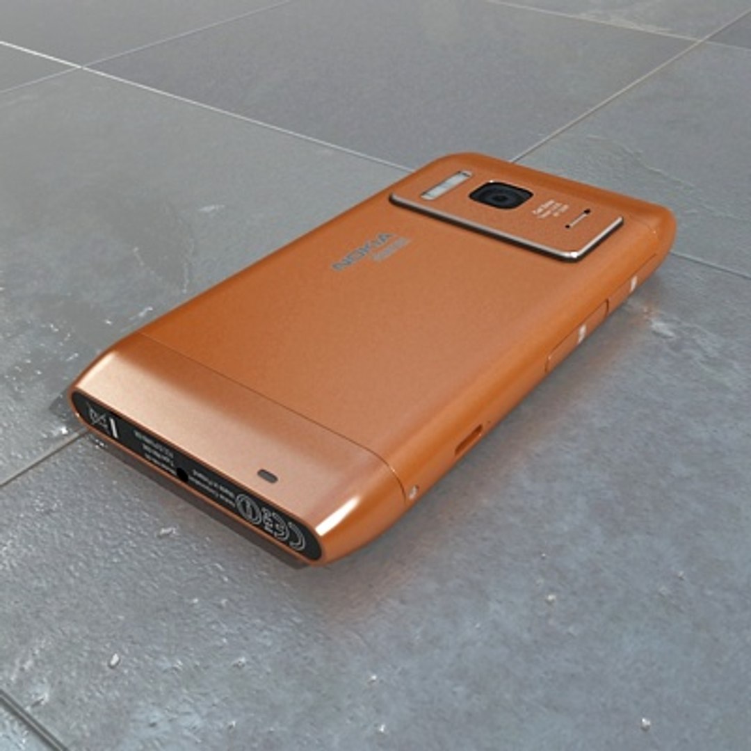 3d model nokia n8 color