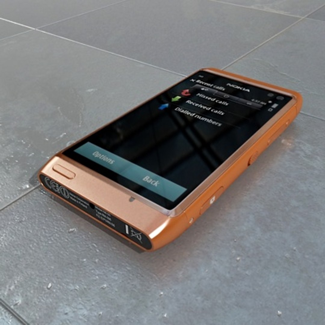 3d model nokia n8 color