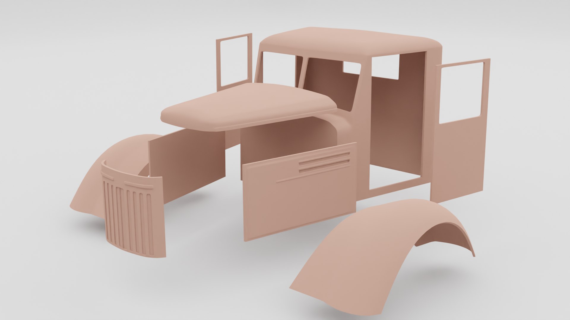 3D Truck Cabin - TurboSquid 1827264