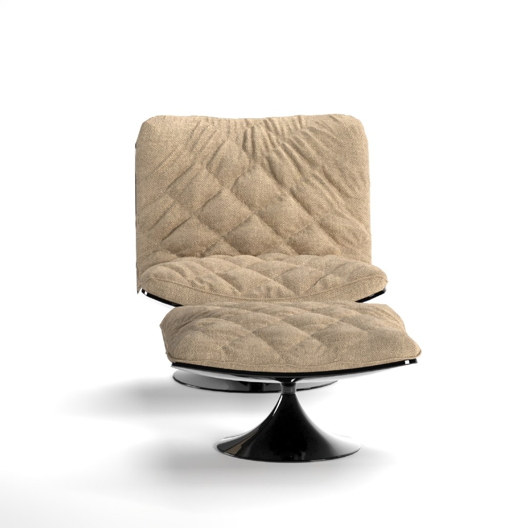 Bb Armchair 3D Model - TurboSquid 1823319