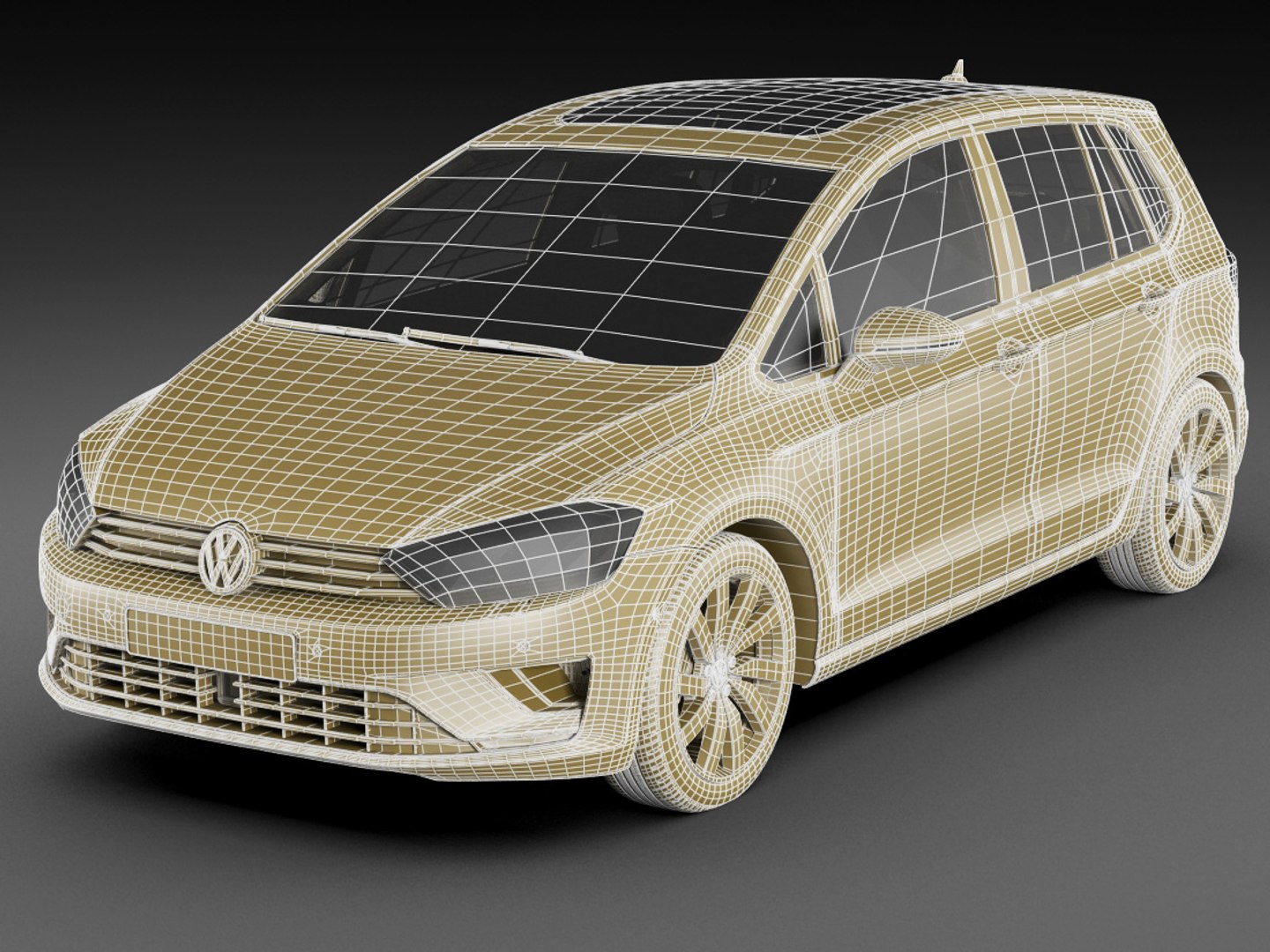 3d Model Of Golf Sportsvan Sport