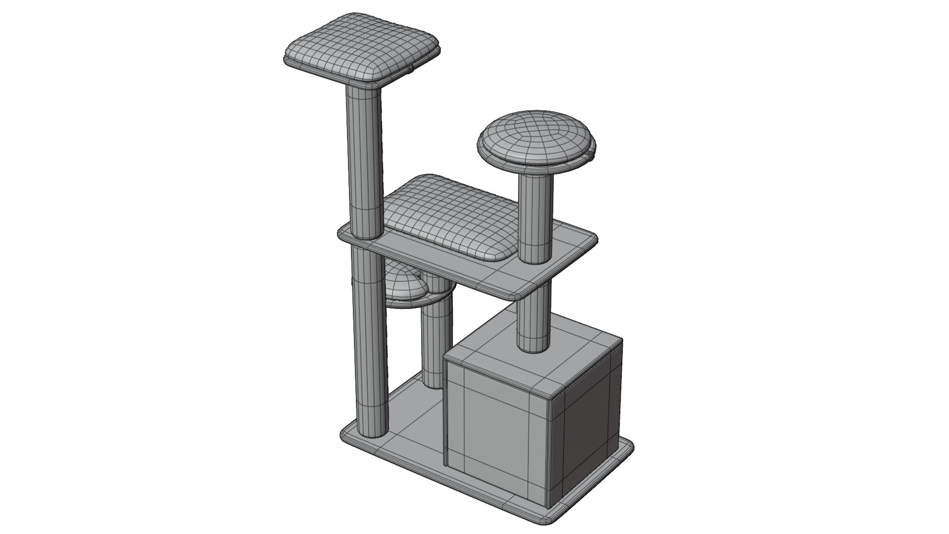3D CatHouse 02 B - TurboSquid 2248296