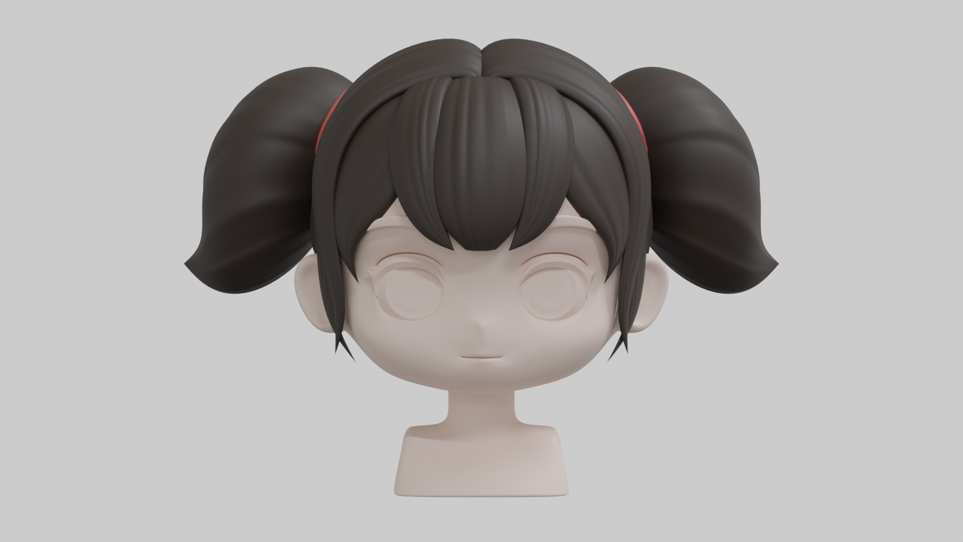 3D Female Hair Style 08 Model - TurboSquid 1961698