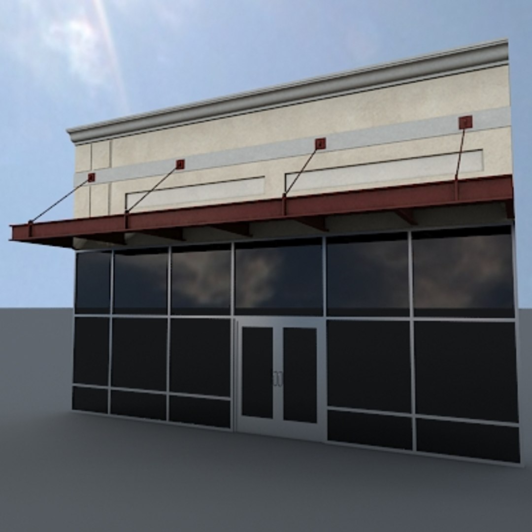 Building B1 1s 1-story 3d 3ds