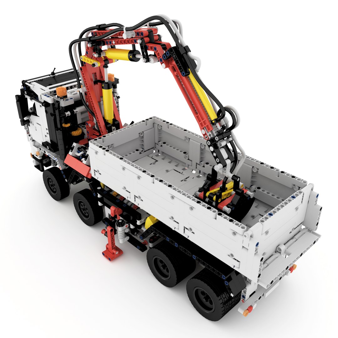 Lego Technic Lorry Crane Model 3D 3D Model - TurboSquid 2272895