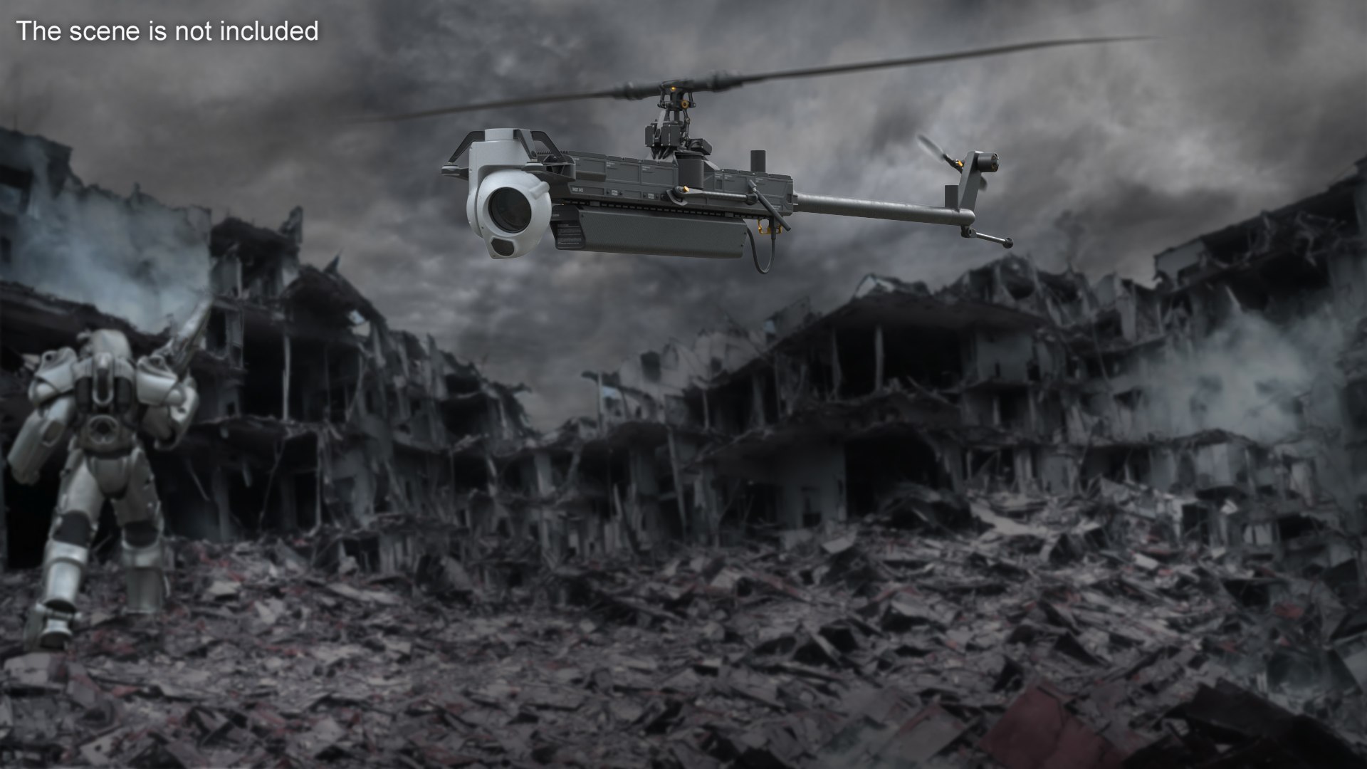 3D US Army Ghost-X Military Drone Rigged For Cinema 4D - TurboSquid 2412816