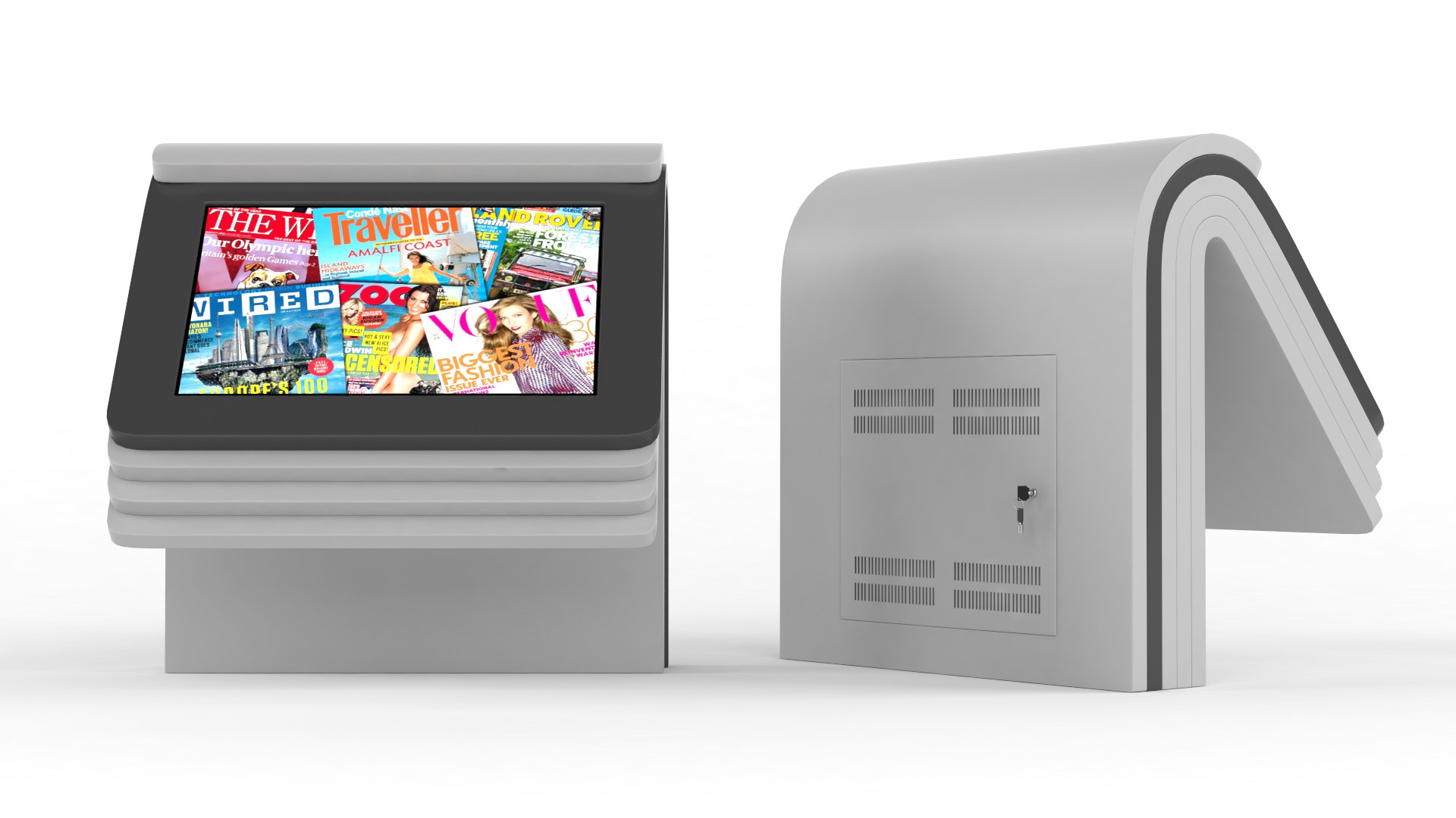 Electronic Kiosk 3D - TurboSquid 2230100