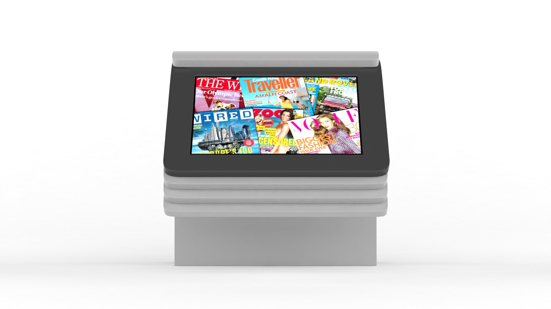 Electronic Kiosk 3D - TurboSquid 2230100