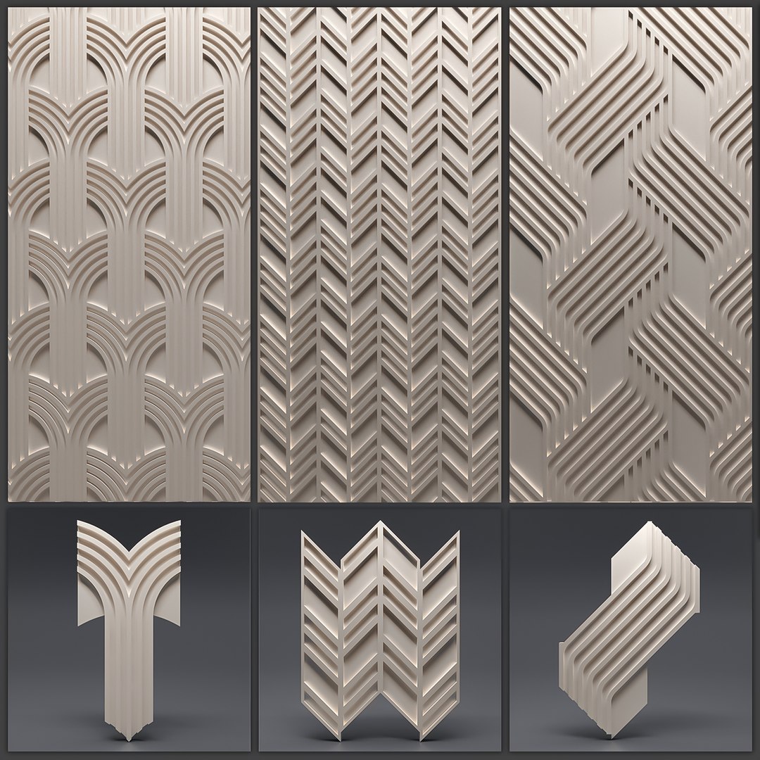 3 Gypsum Panels 3D - TurboSquid 1534825