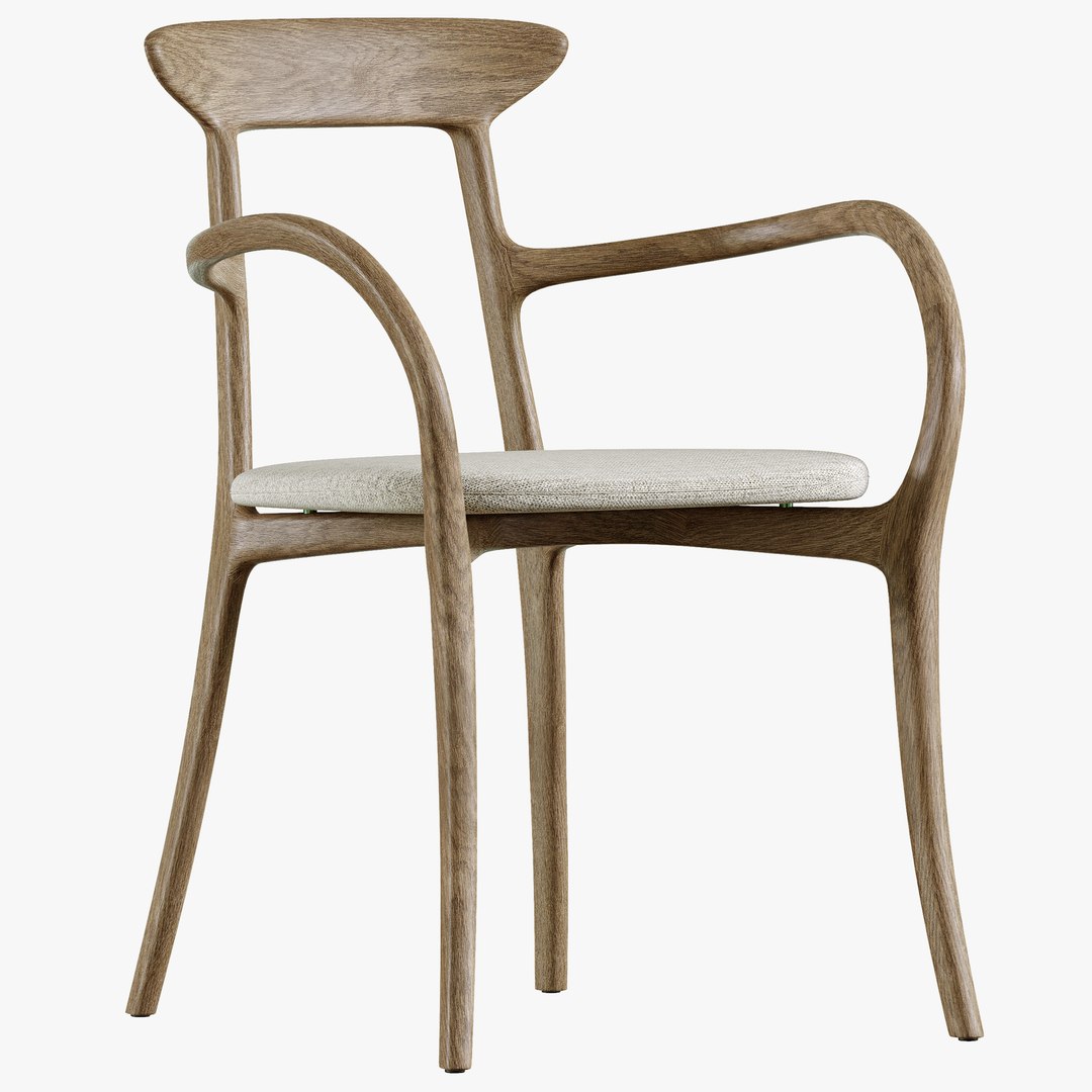 3D Brunello Chair Model - TurboSquid 2234247