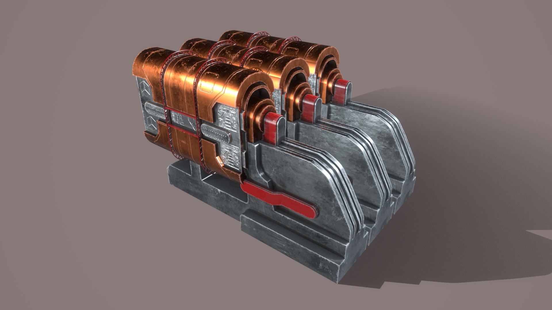 SCI-FI Containner prop space ship 3D model - TurboSquid 2112629