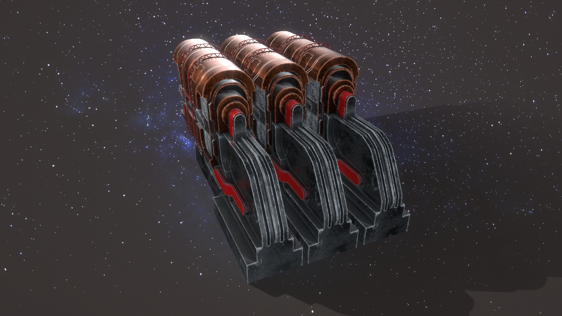 SCI-FI Containner prop space ship 3D model - TurboSquid 2112629