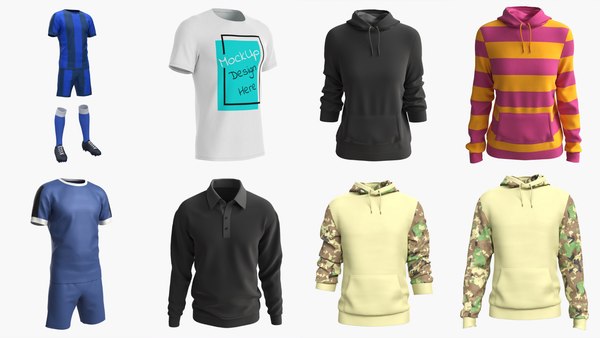 modelo 3d Colección De Ropa 38 PBR modelos 3D - TurboSquid 2145687
