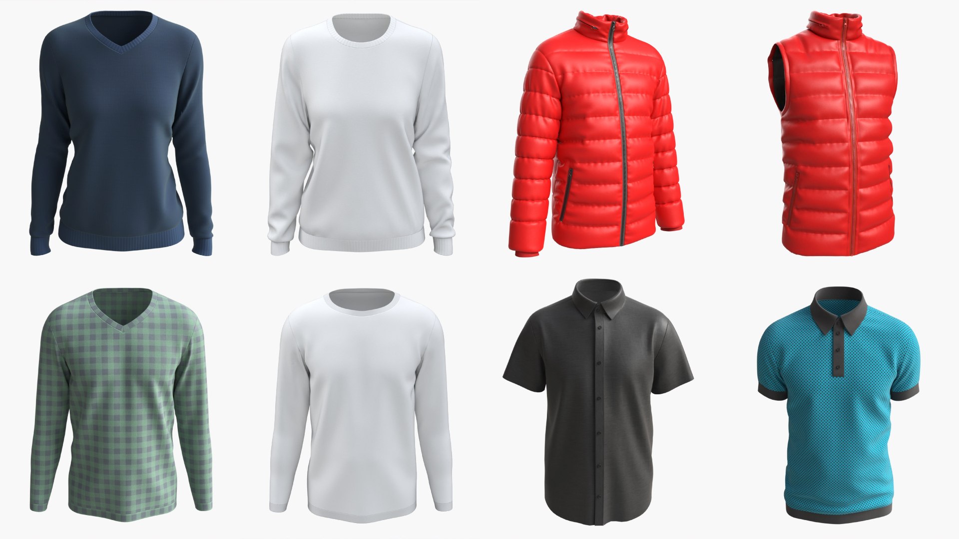 3D model Clothing Collection 38 PBR 3D models - TurboSquid 2145687