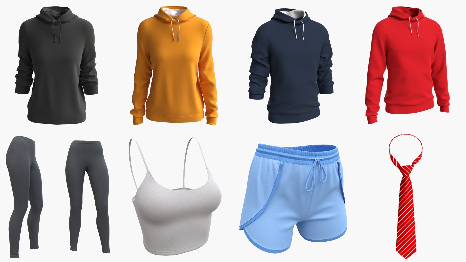 3D model Clothing Collection 38 PBR 3D models - TurboSquid 2145687