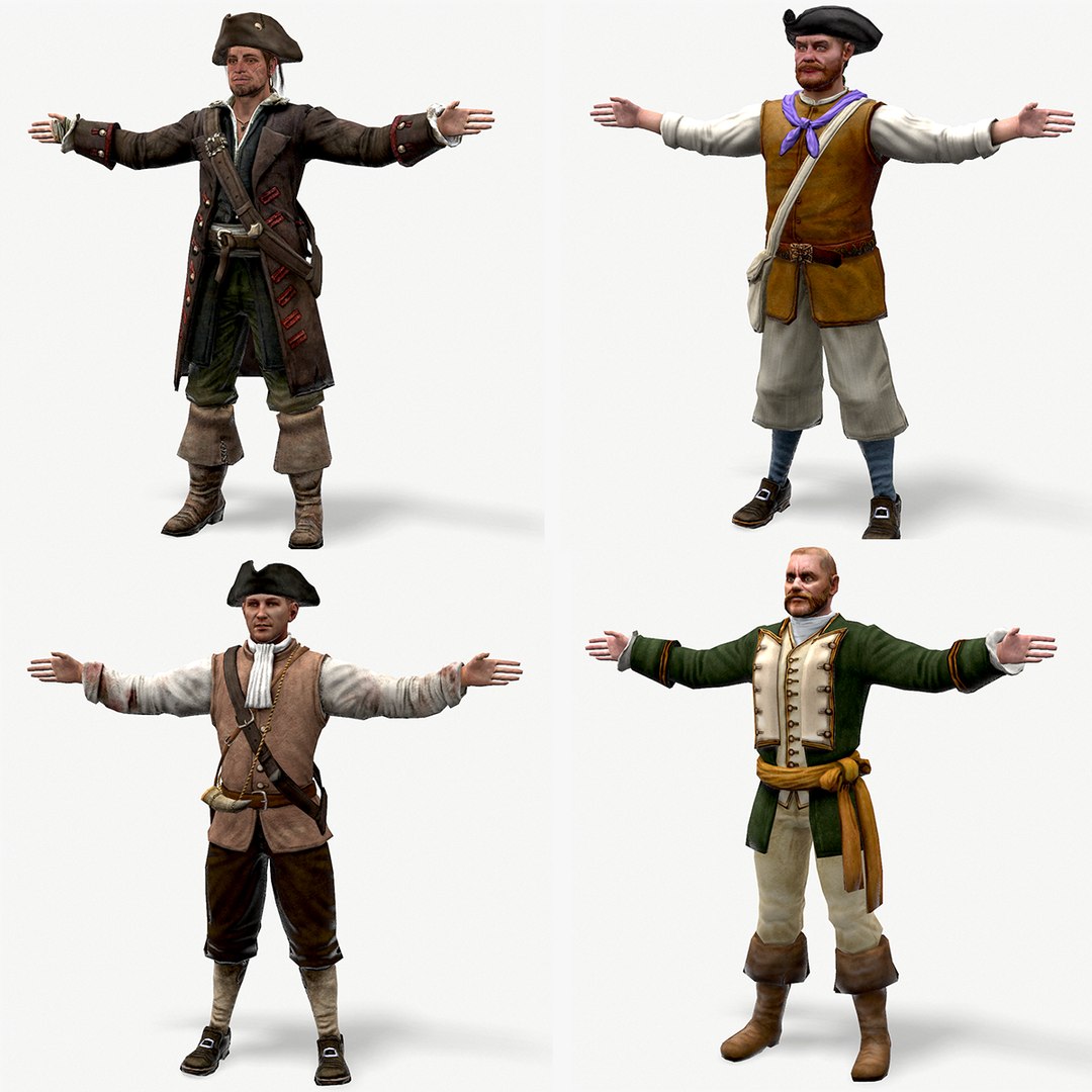 Pirate Collection 1 3D Model - TurboSquid 2102032