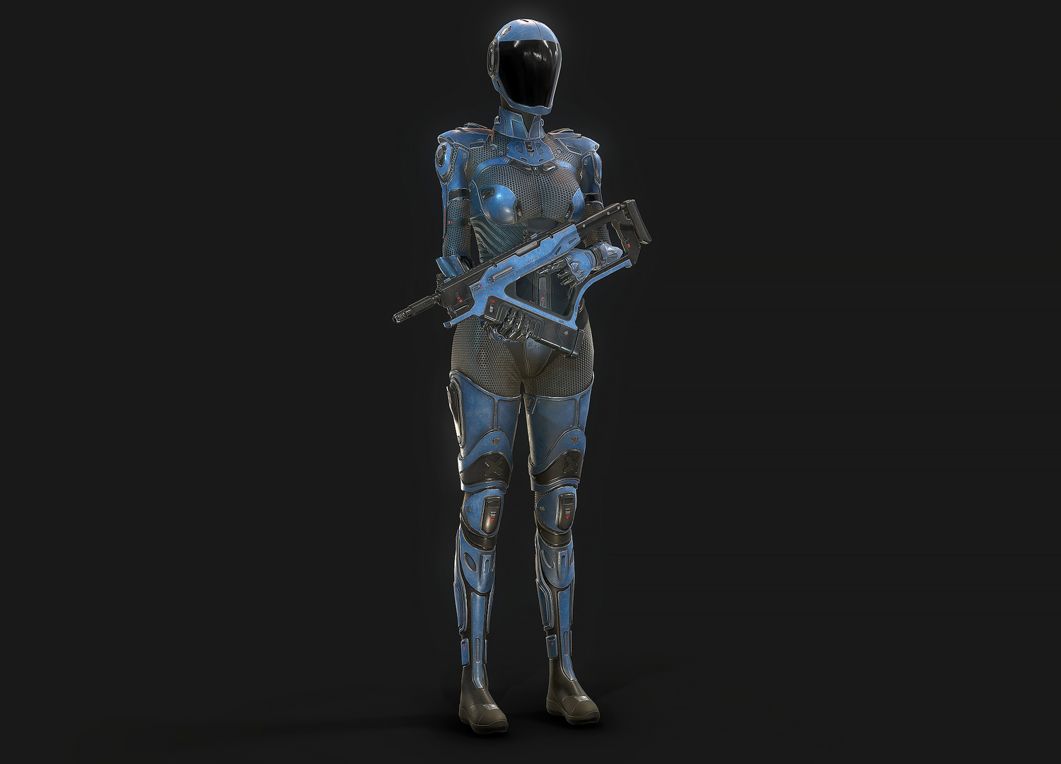 Female cyborg 3D model - TurboSquid 1377456