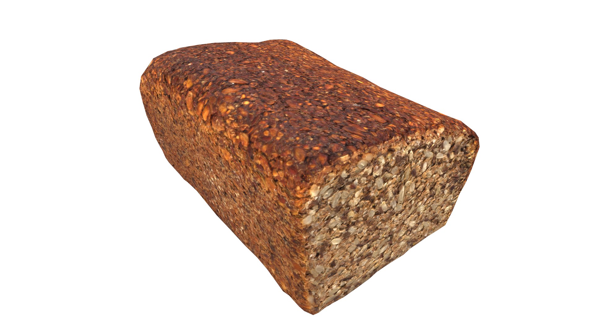 3D Black Bread AR VR PBR Lowpoly With Game Ready 3d Model - TurboSquid ...