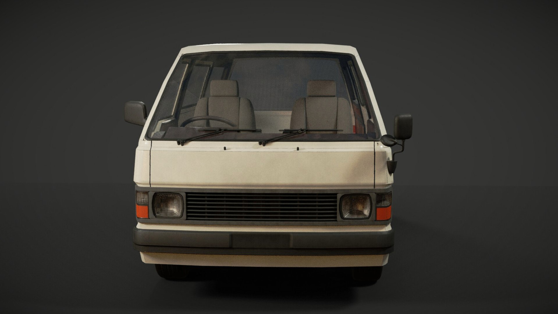 3D Toyota Hiace Van Model - TurboSquid 2087860