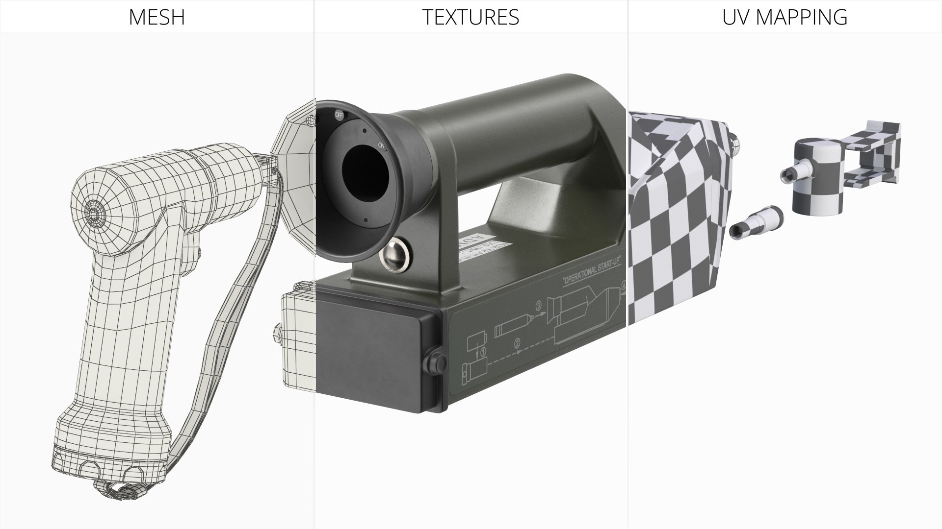 PROENGIN AP2C Chemical Agent Detector With Adapter Set 3D - TurboSquid ...