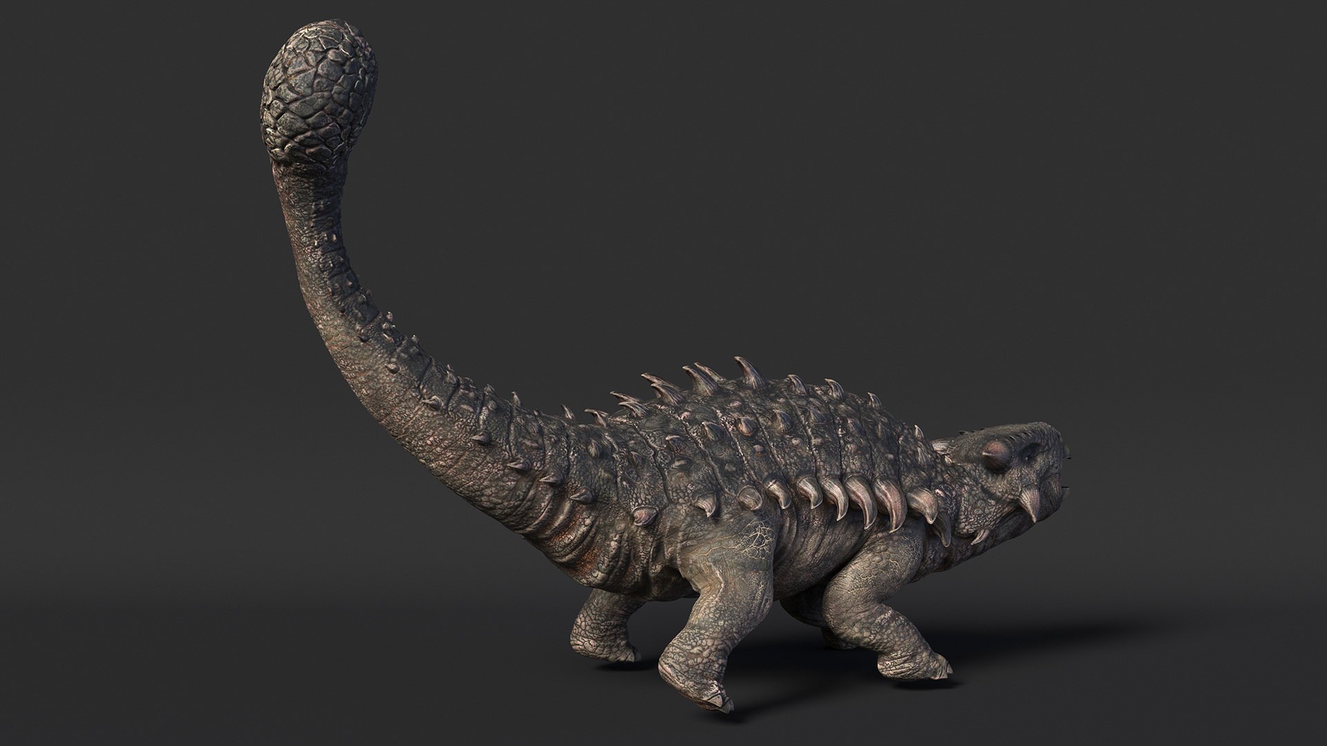Ankylosaurus Tropical In Attack Pose 3D Model - TurboSquid 2170448