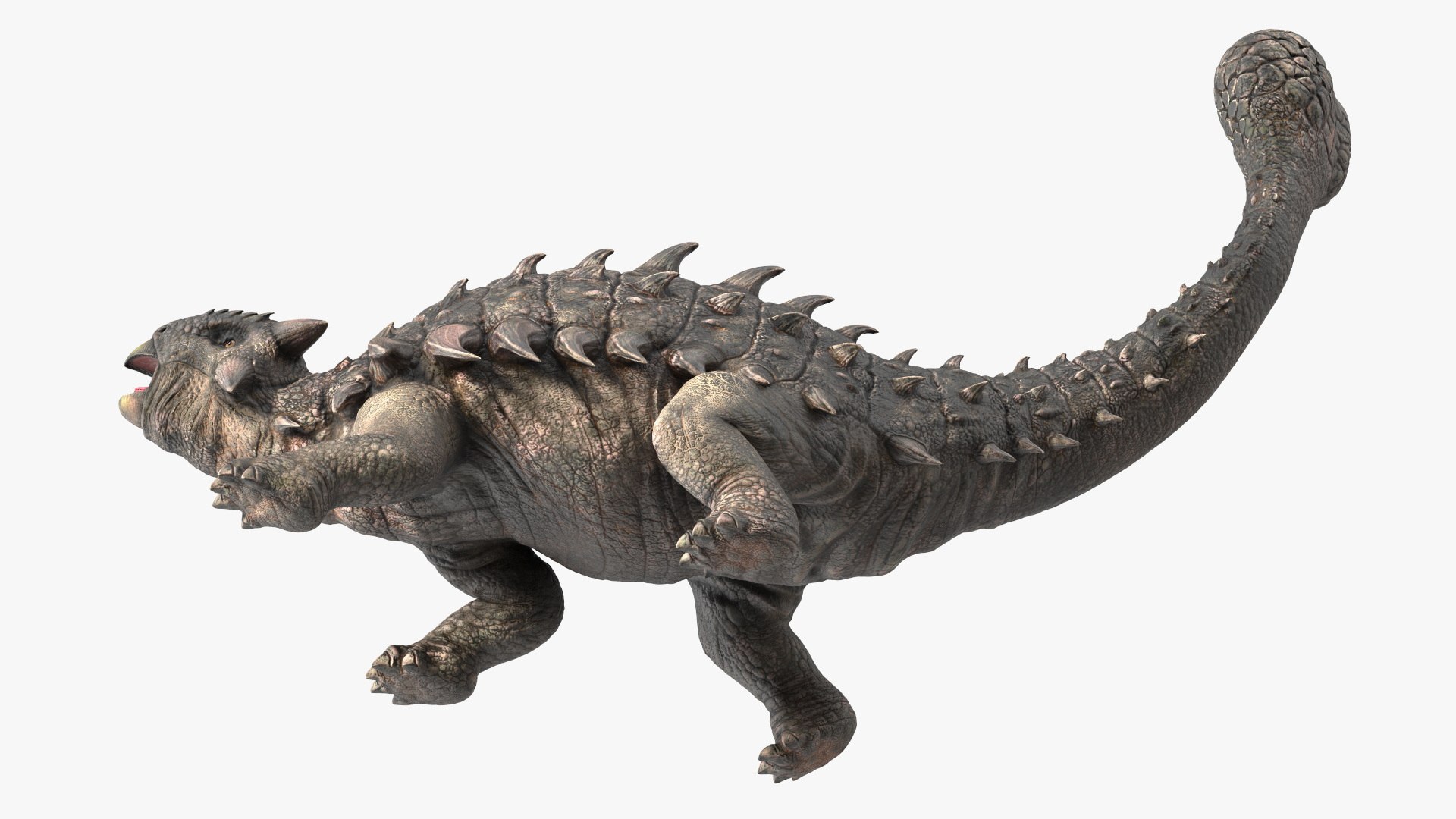 Ankylosaurus Tropical In Attack Pose 3D Model - TurboSquid 2170448