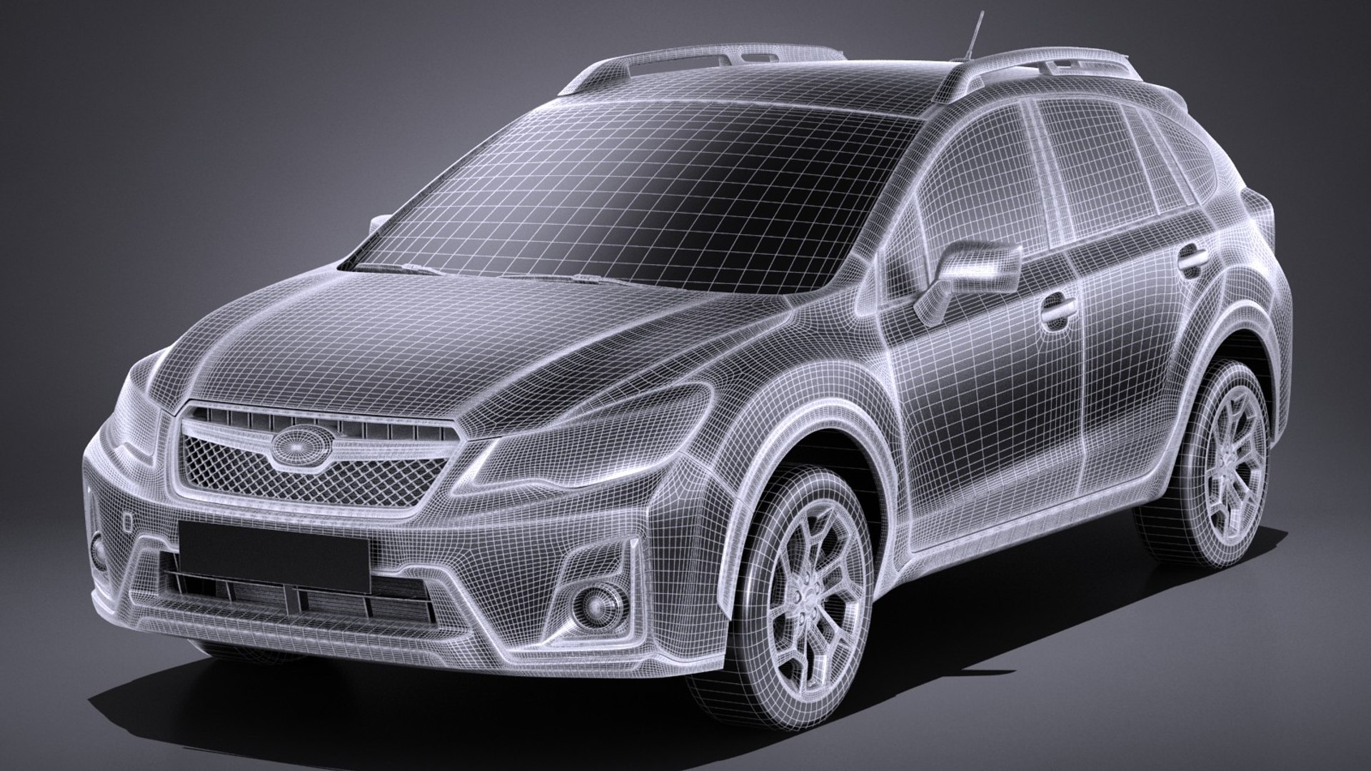 3D Subaru Crosstrack 2018 - TurboSquid 1153668