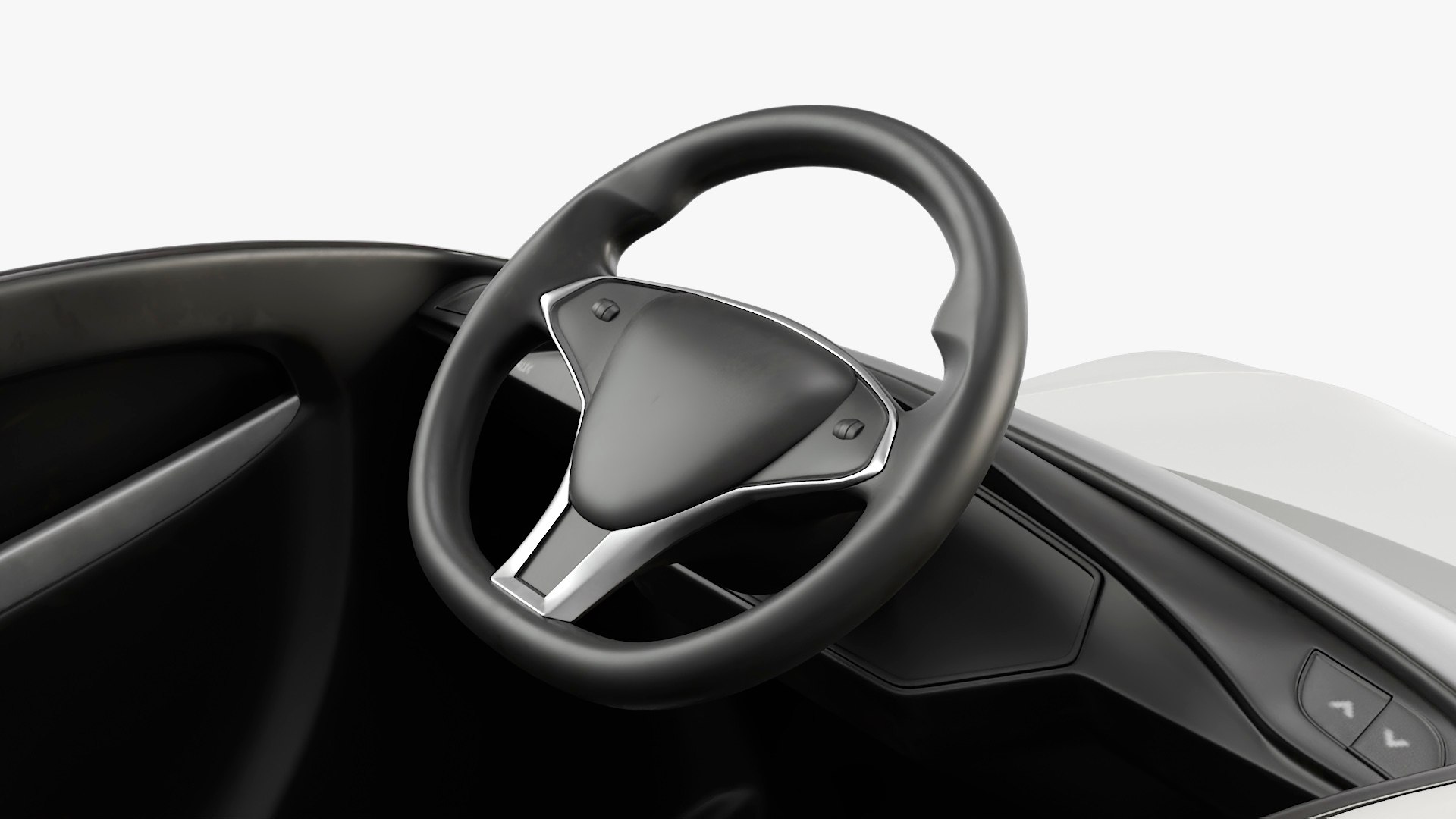 Realistic Ride-On Electric Car White Rigged 3D Model - TurboSquid 2383100